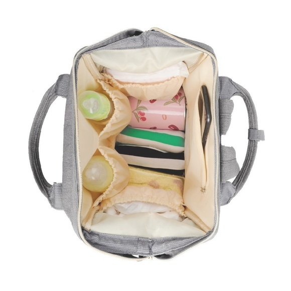 Bags | Gray Diaper Backpack Last One | Poshmark